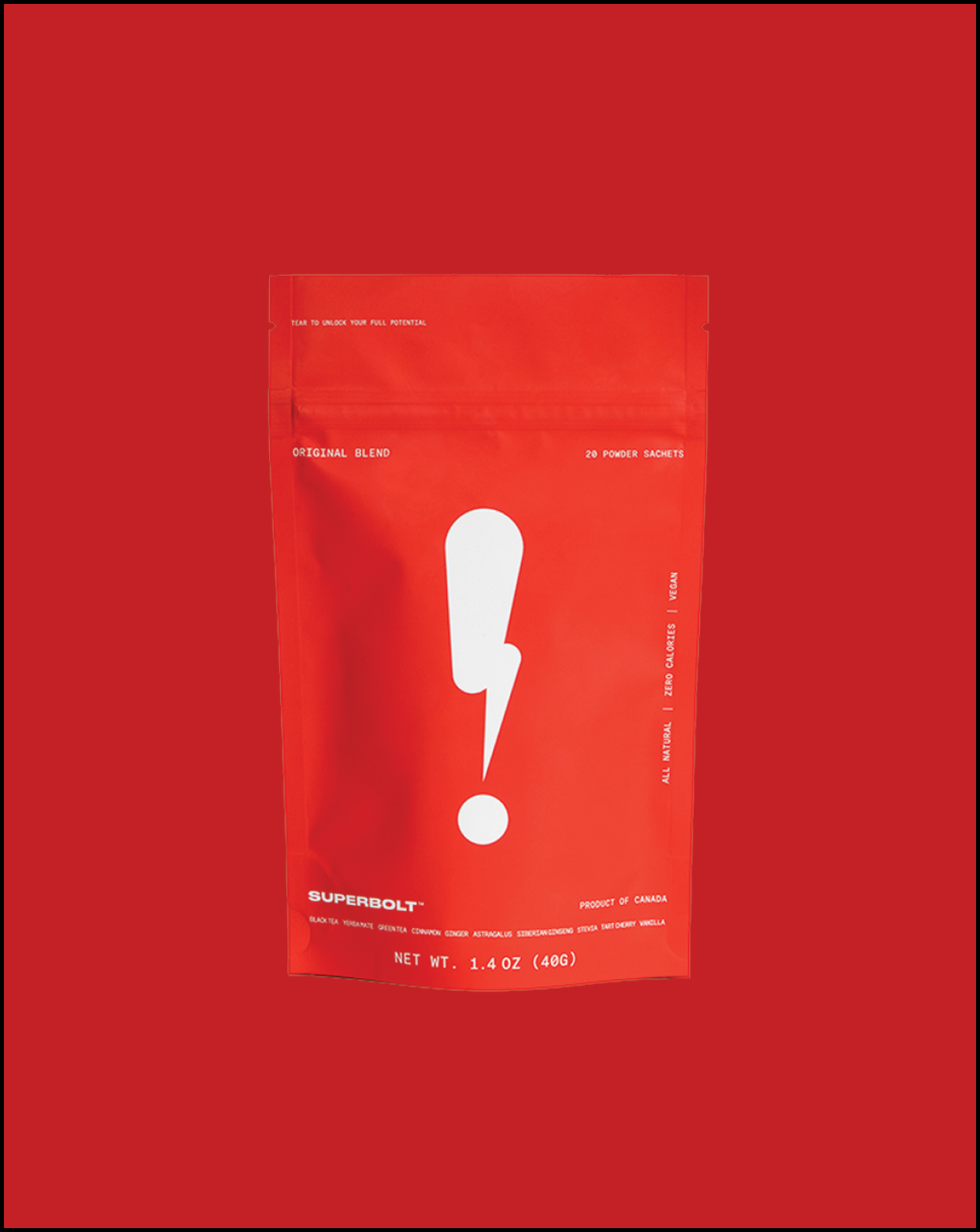 SUPERBOLT™ PERFORMANCE TEA - Adaptogens, Organic, 0 Sugar and Calories ...